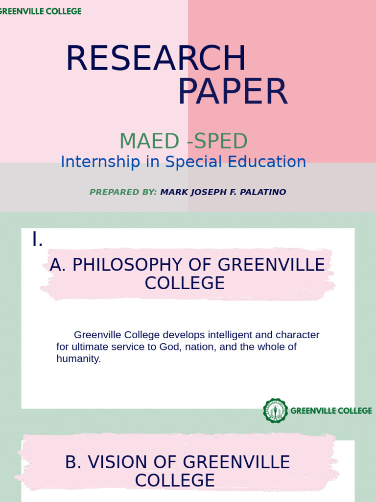 GREENVILLE ALBUM-PALATINO_MARK JOSEPH F_INTERNSHIP RESEACH PAPER | PDF ...