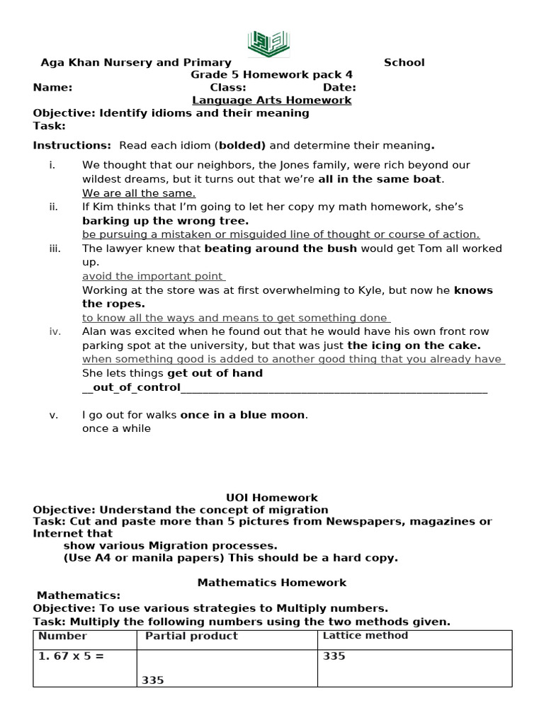 Homework Pack 5 Zainab | PDF
