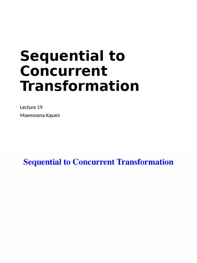 Lecture 19 | PDF