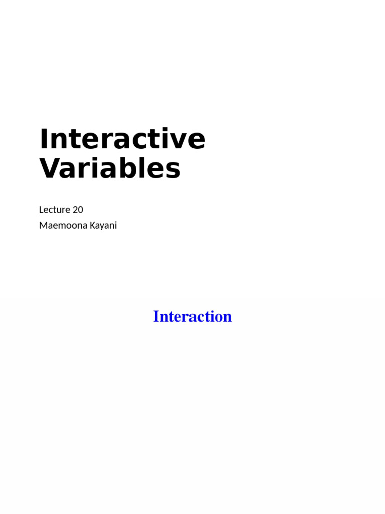 Lecture 20 | PDF