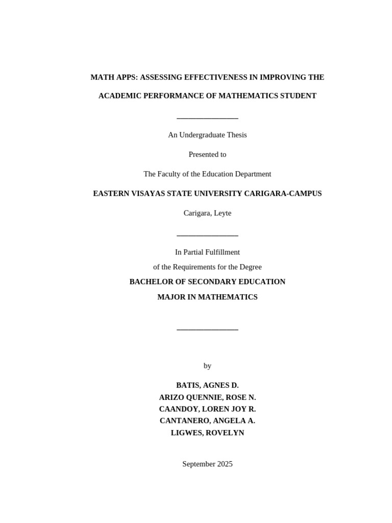 Final Defense Manuscript | PDF | Constructivism (Philosophy Of Education) | Educational Technology