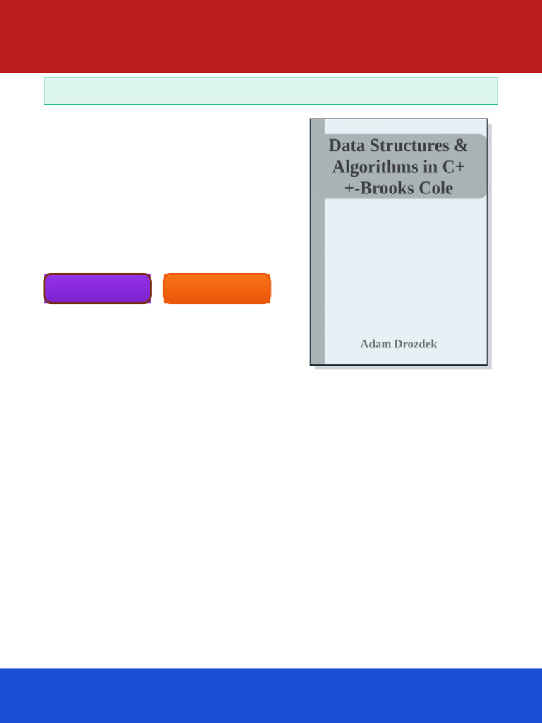 Data Structures and Algorithms in C 1st edition by Adam Drozdek ASIN ...