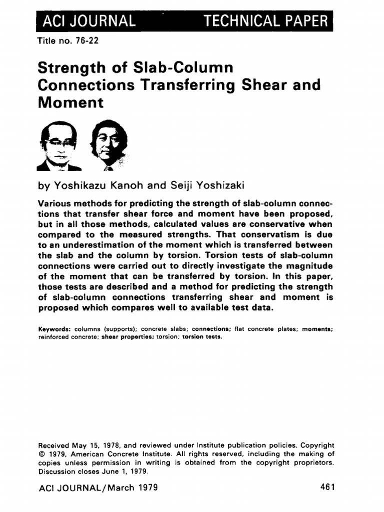 1979-KANOH An YOSHIZAKI - Strength of SC Transferring Shear and Moment ...