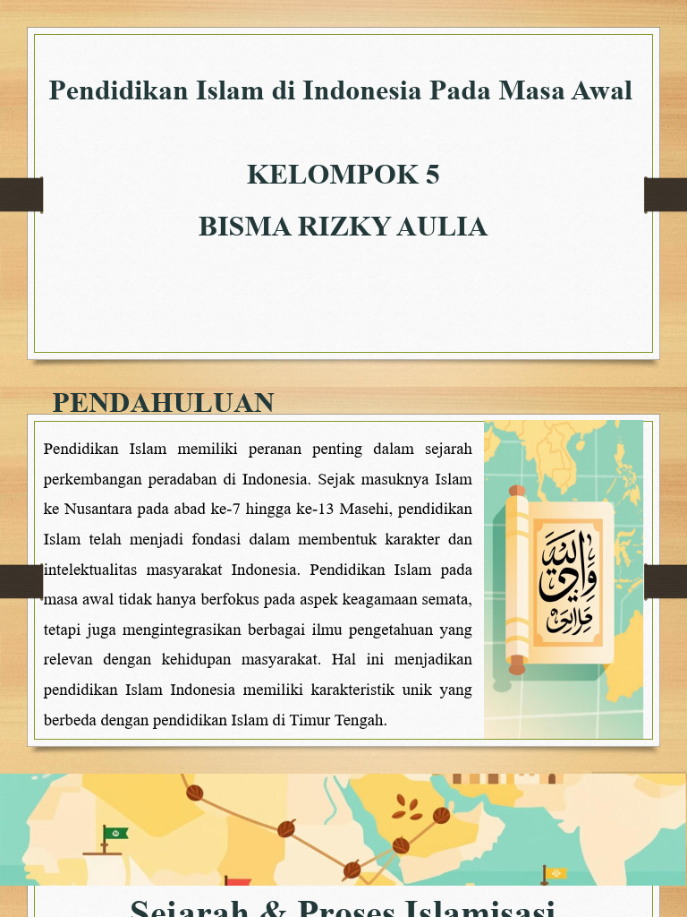 Pendidikan Islam Awal di Indonesia | PDF