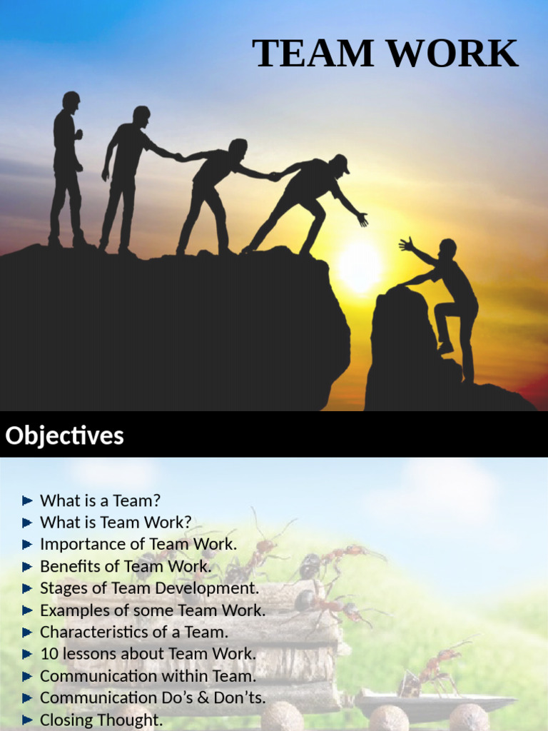 Team Work | PDF | Organizational Behavior | Cognition