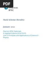 BTEC Applied Science Unit 5 Mark Scheme | PDF | Blood | Atrium (Heart)