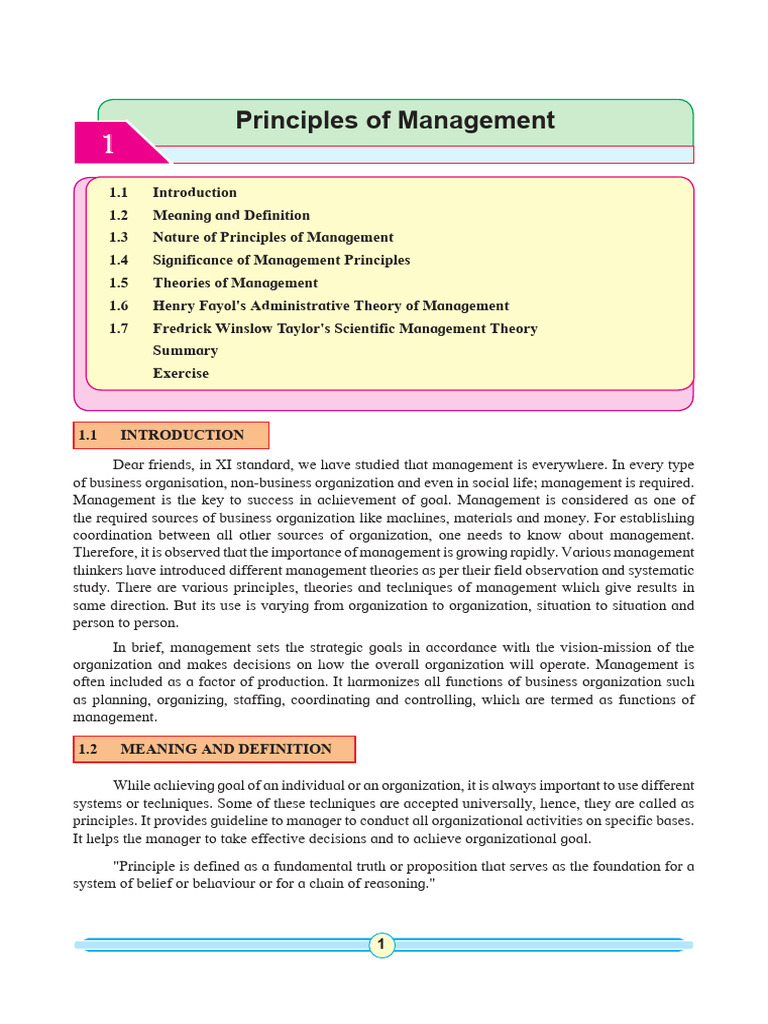 Principles of Management | PDF | Cost Of Living | Business