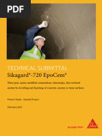 Sikagard®-170 CR Epoxy Coating Guide | PDF | Acid | Coating