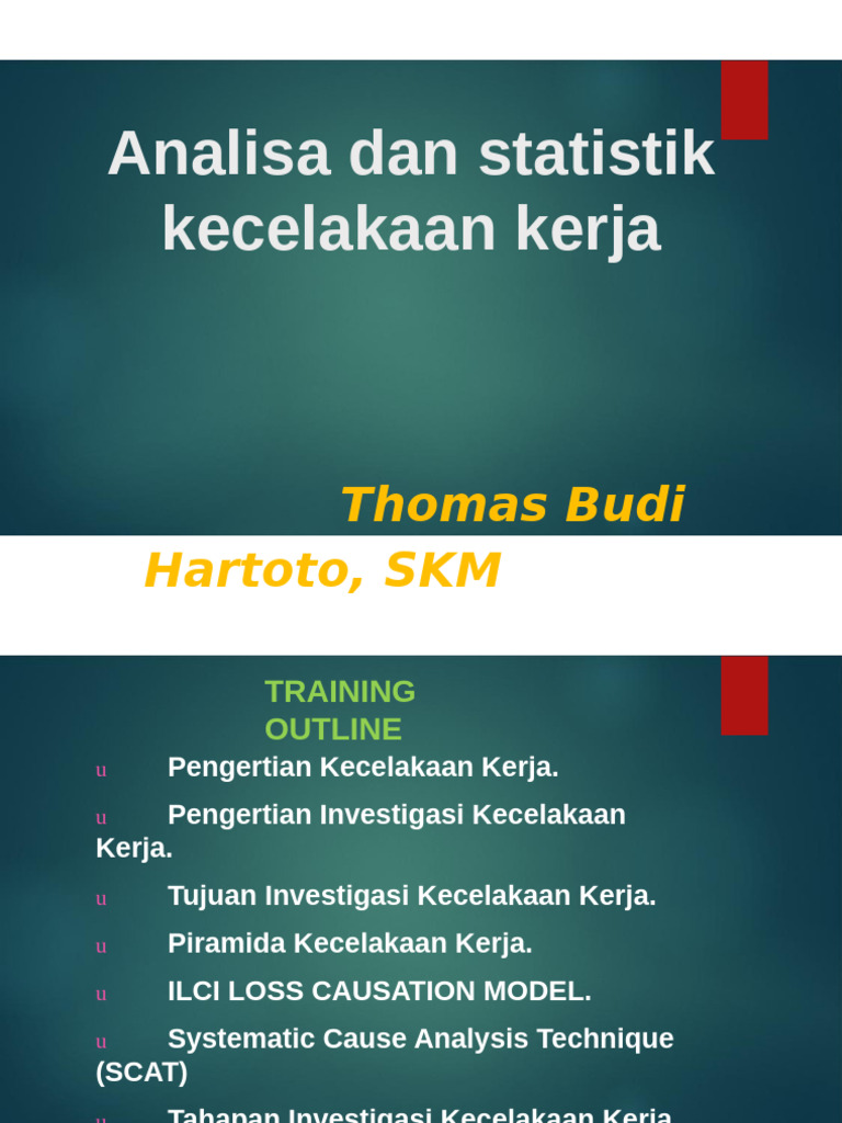 Analisis Kecelakaan Kerja dan Investigasi | PDF