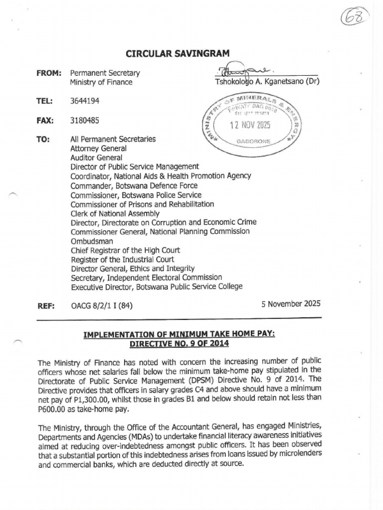 Implementation of Minimum Take Home Pay | PDF