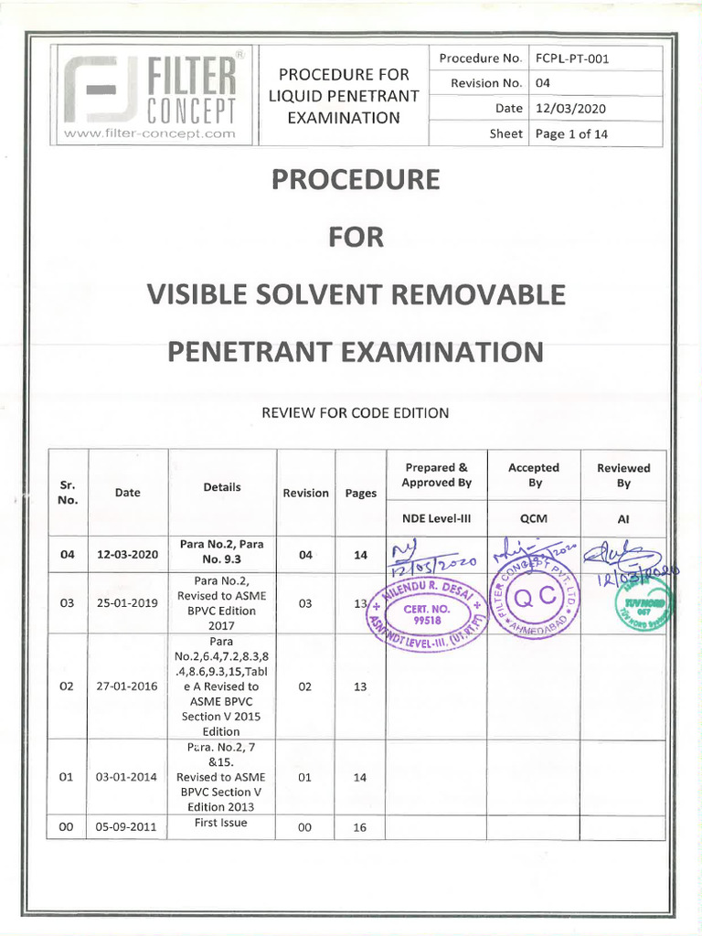 LPT Procedure | PDF