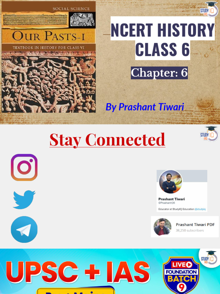 CH 6 - NCERT History - Class 6 | PDF | Bhikkhu | Hindu Philosophy