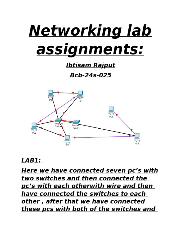 BCB 24s 025 Ibtisam Networking | PDF