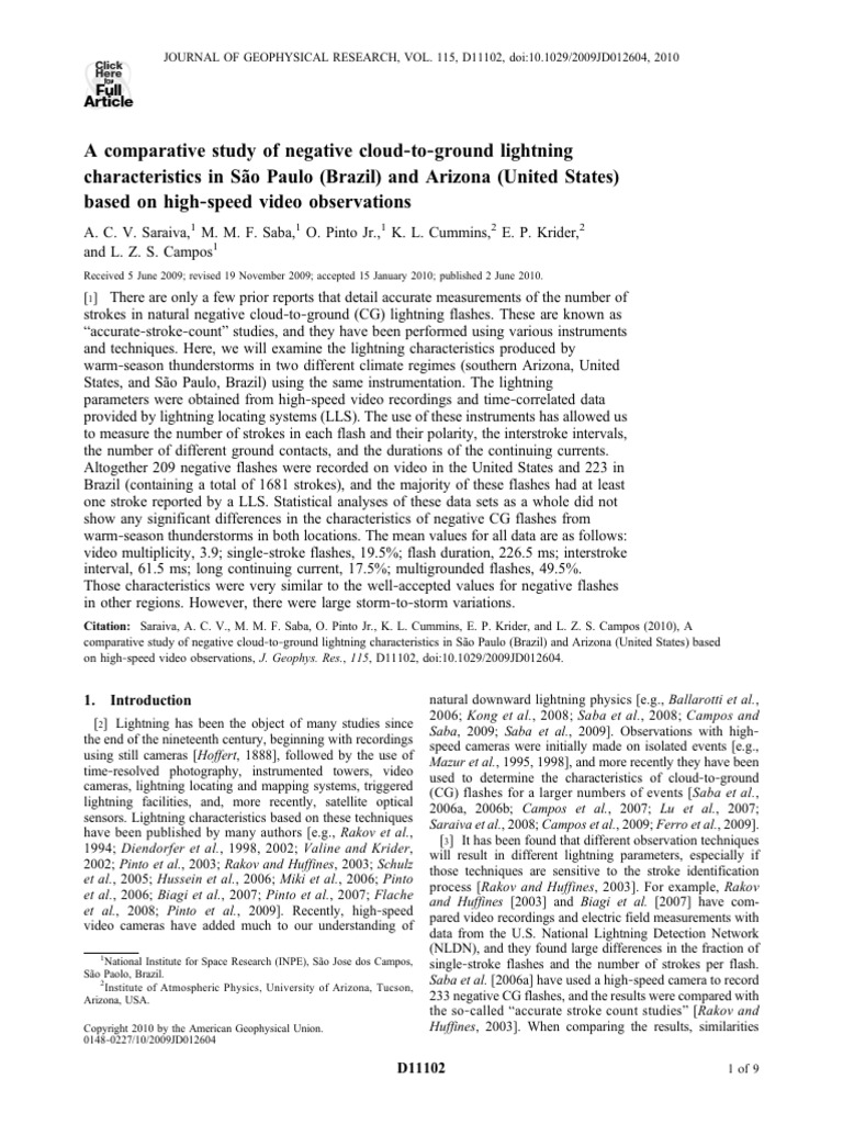 Journal of Geophysical Research Atmospheres - 2010 - Saraiva - A ...