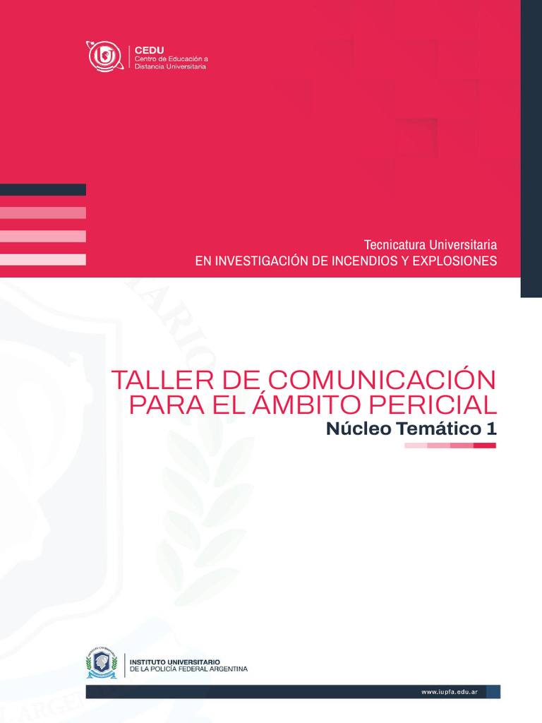 NT 1 Taller de Comunicacion para El Ambito Pericial 1 | PDF ...
