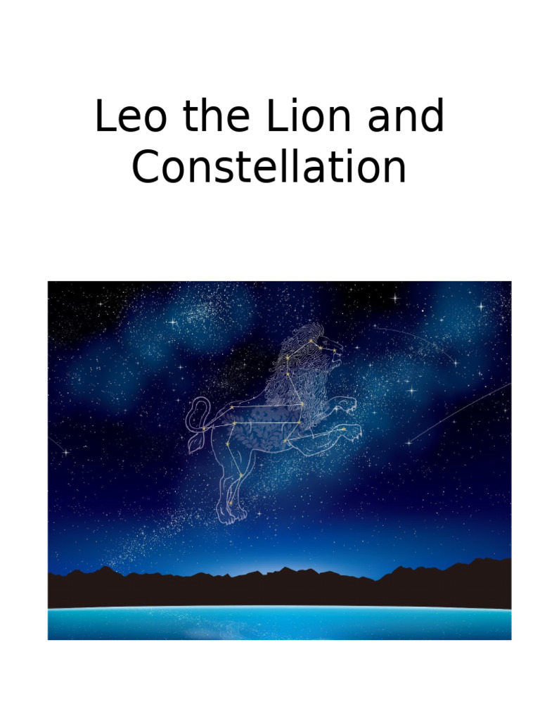 Leo Constellation: Myths and Stars | PDF | Constellation | Astronomical ...