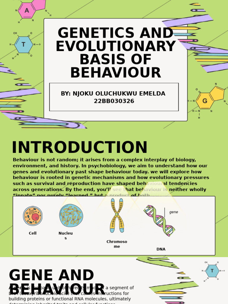 Genetic Variation Education Presentation in Green Beige Style | PDF ...