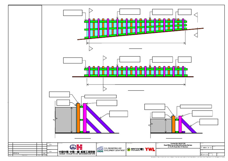 Formwork Design For Cantilever Slab at SR409B - Drawing | PDF ...