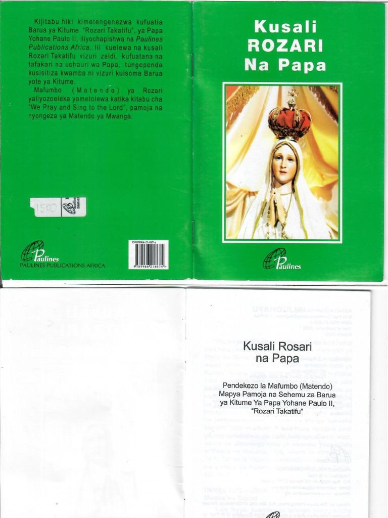 Kusali Rozari Na Papa | PDF