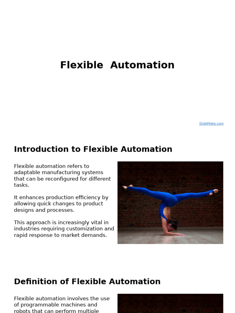 Flexible Automation | PDF | Automation | Business