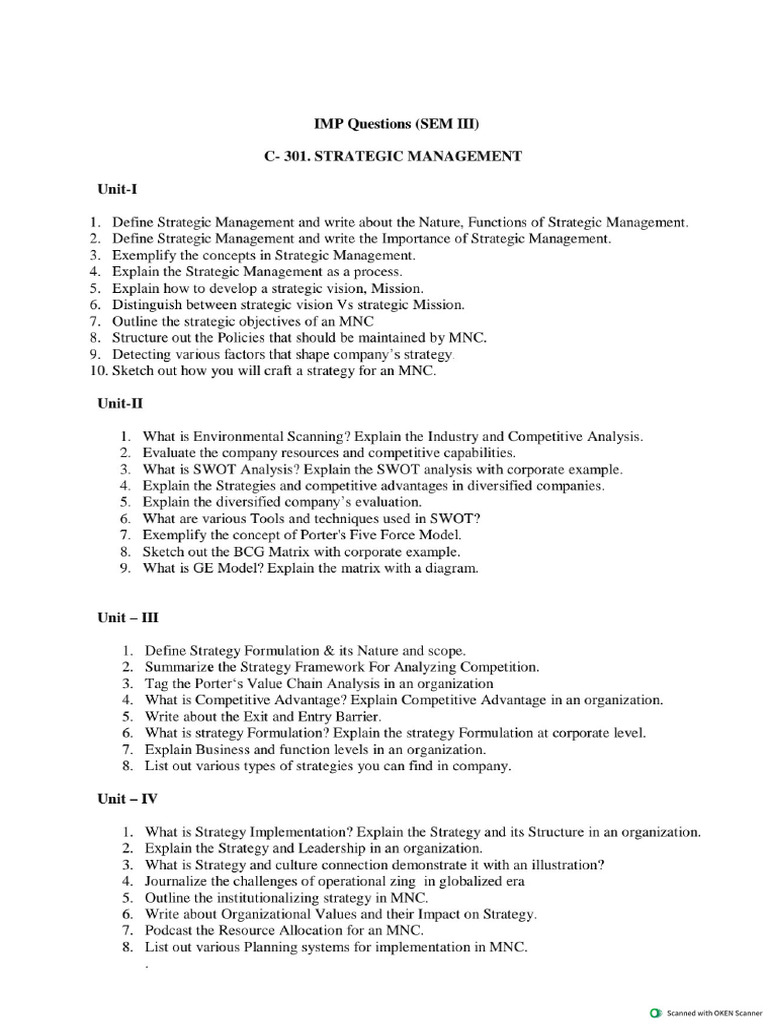 HR Important Questions | PDF