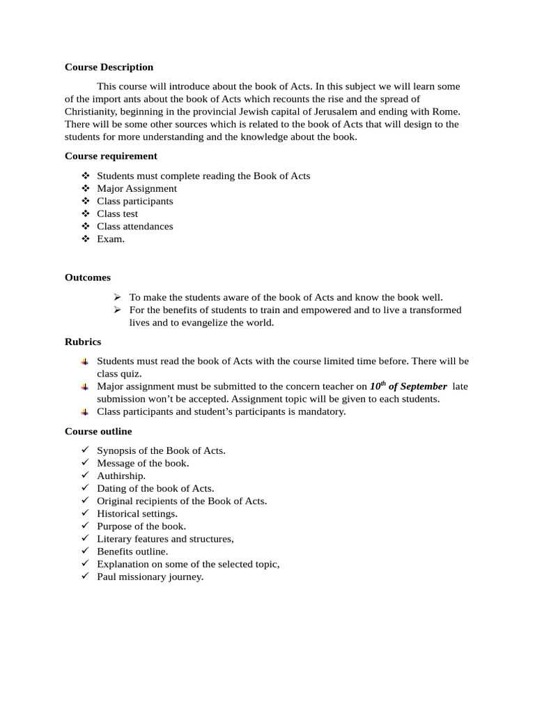 Course Description ACCTS 1ST YEAR | PDF
