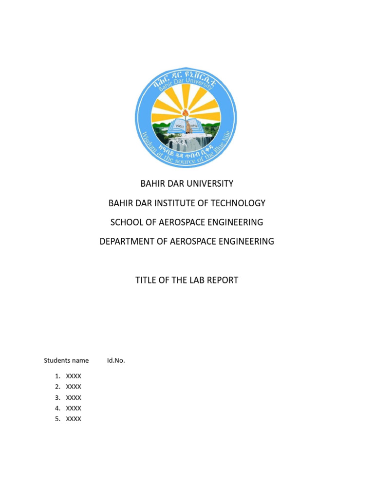 Lab Report Format | PDF | Experiment