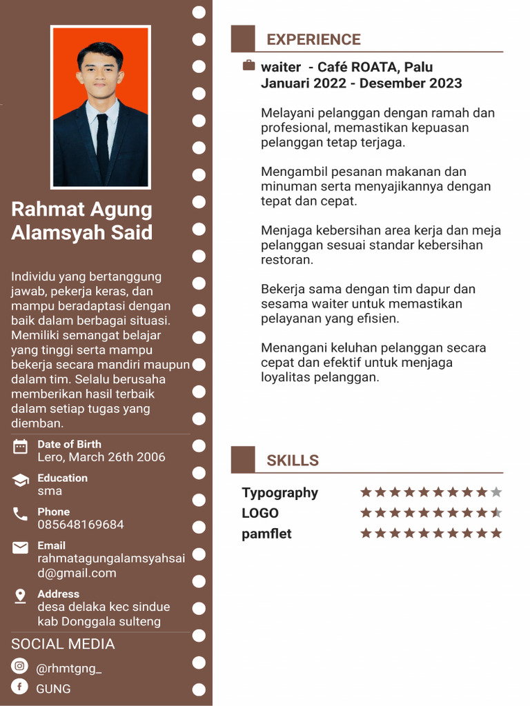 Rahmat CV | PDF