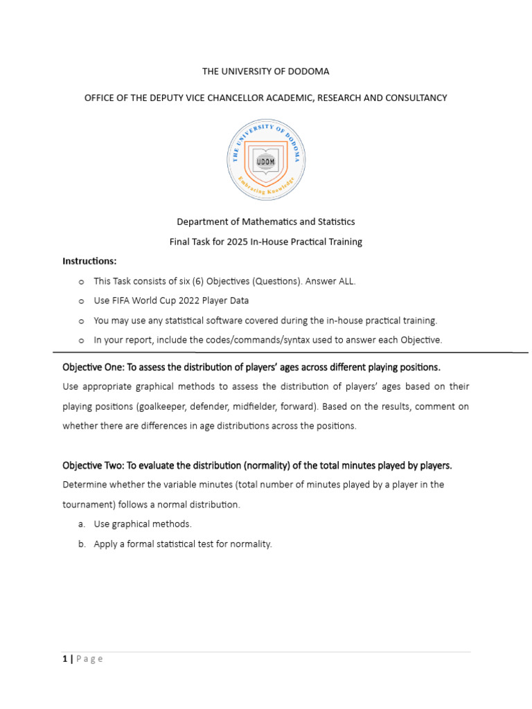 FIFA World Cup 2022 Player Data Analysis | PDF | Regression Analysis ...