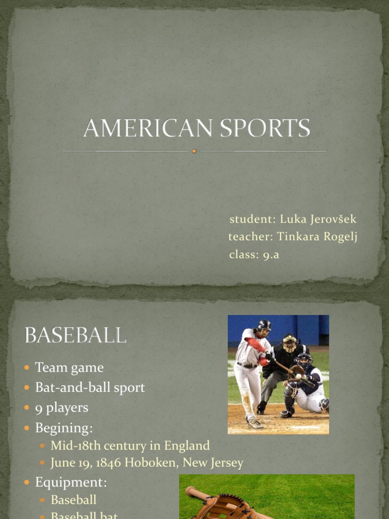 Overview of American Team Sports | PDF