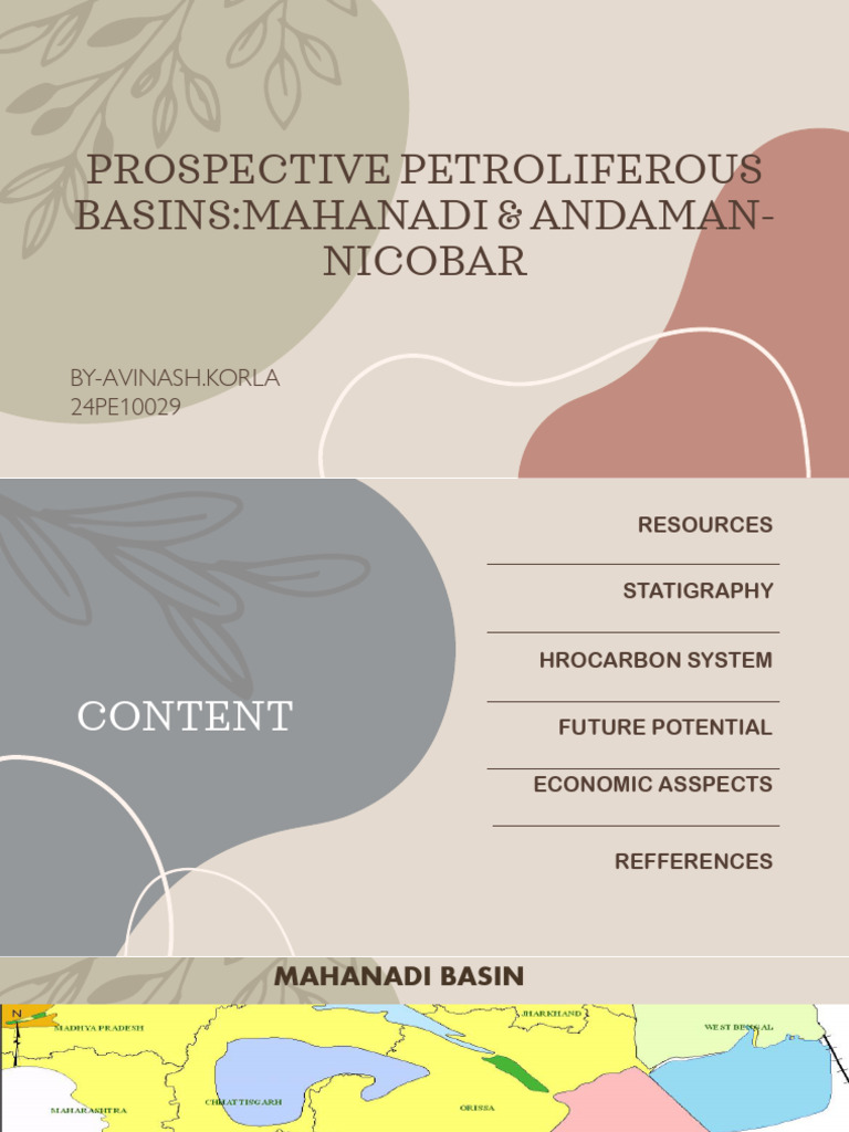 Case Studies-Mahanadi and Andaman-Nicobar Basins | PDF | Petroleum ...