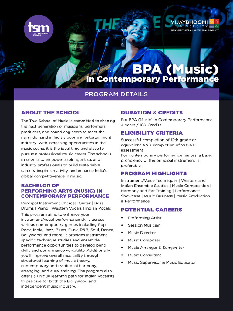 BPA Contemporary Performance | PDF