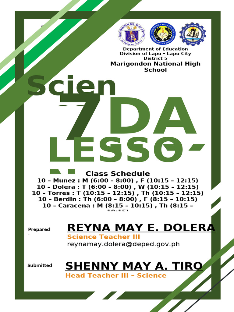 SY 23 24 LP Coverpage Grade Sheet | PDF