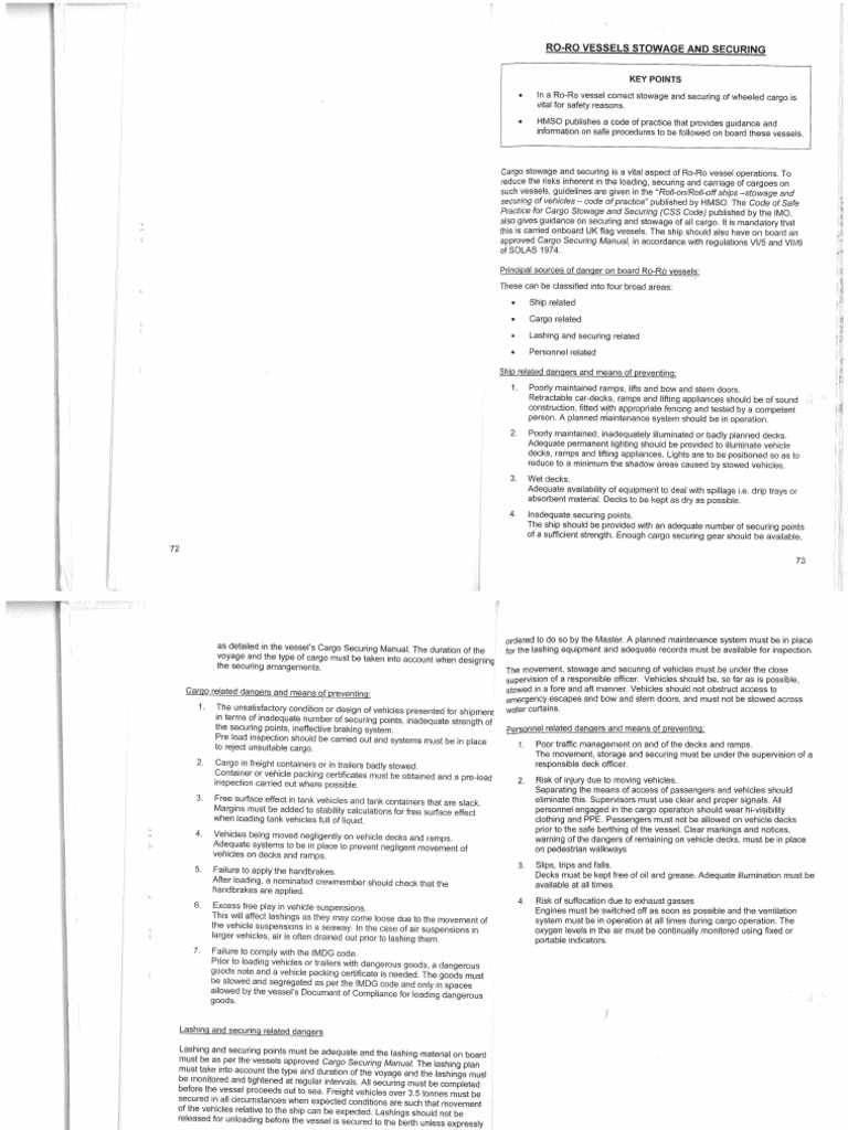 Cargo Notes Part 2 | PDF
