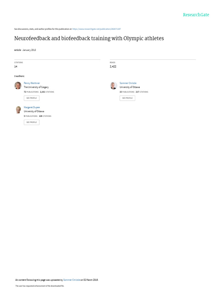 Werthner Neuroconnections 2013 | PDF | Electroencephalography ...