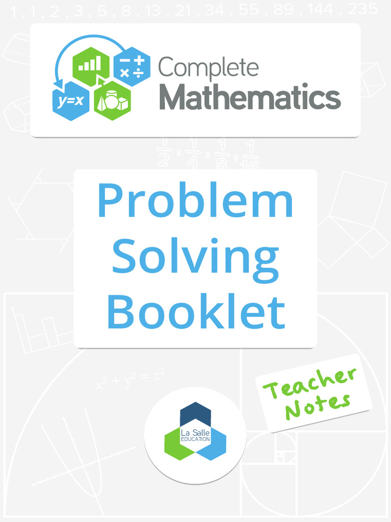 Math Problem Solving Activities Guide | PDF | Shape | Mathematics