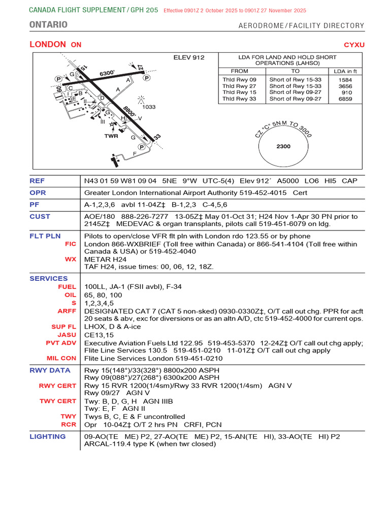 CYXU-2566 | PDF | Aviation