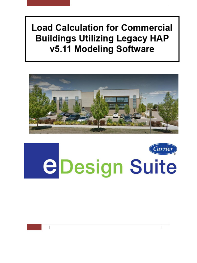 PRESENTATION - Load Calculation for Commercial Buildings Utilizing Legacy HAP v5.11 | PDF ...