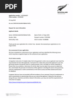 INZ 1224 Visitor Visa Declaration Form | PDF | Travel Visa | Immigration