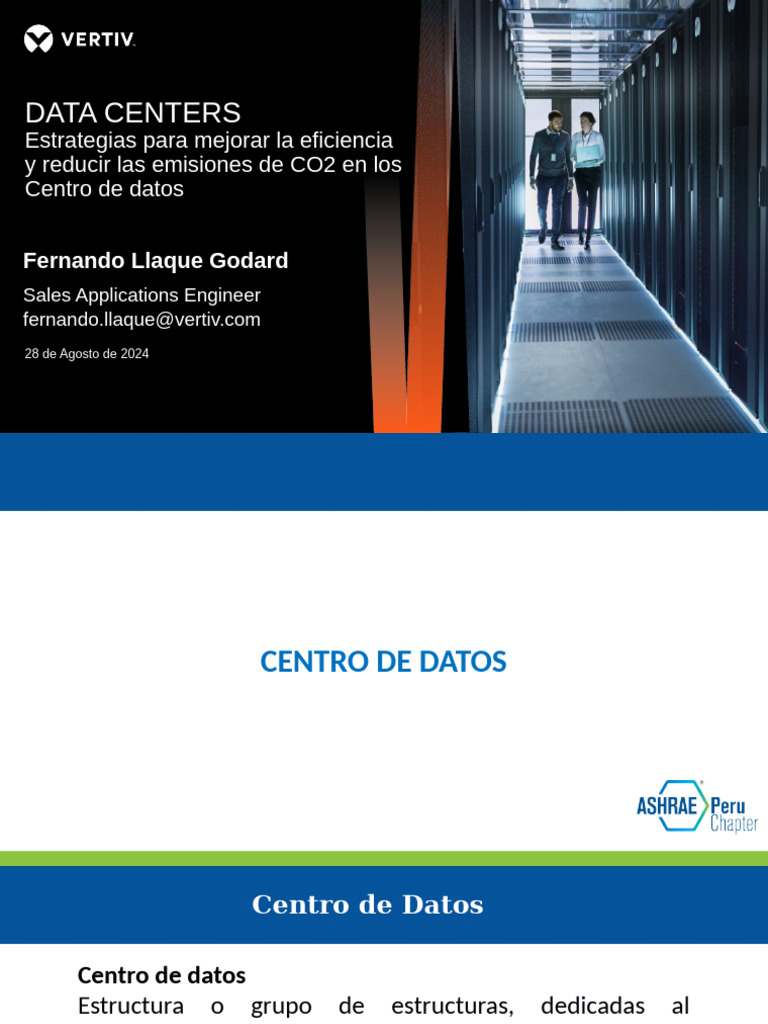 Conferencia Ashrae - Data Center | PDF | Aire acondicionado | Centro de ...