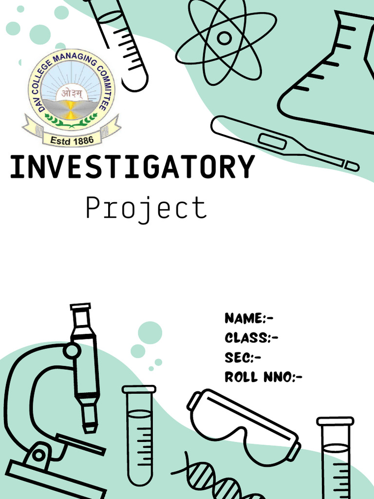 Mint Green Modern Science Lab Cover A4 Document | PDF | Electrode ...