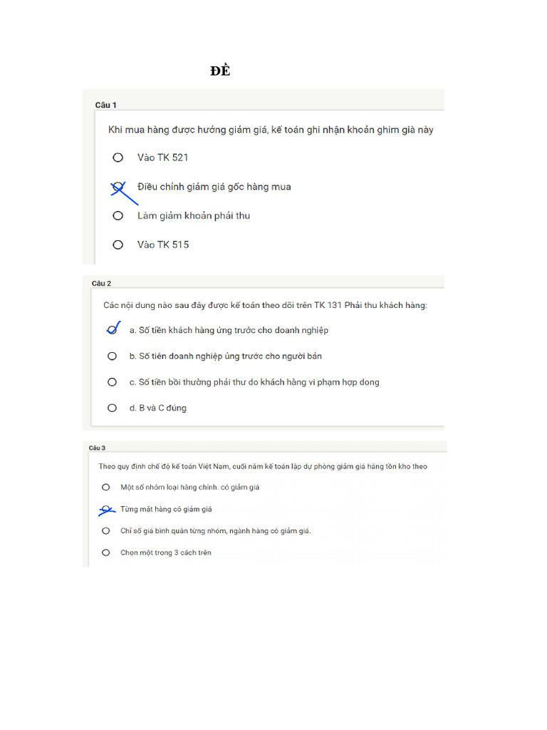 ĐỀ THI THAM KHẢO | PDF