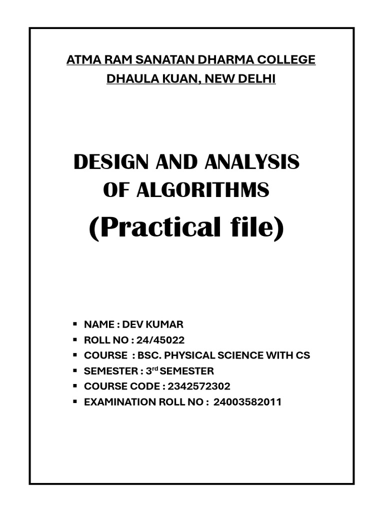 Practical Algorithms Programming Guide | PDF