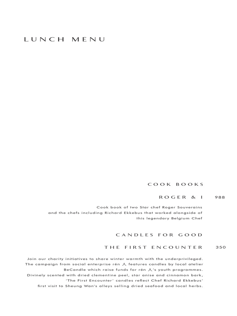 Amber Experience: Culinary Delights | PDF | Menu | Restaurants