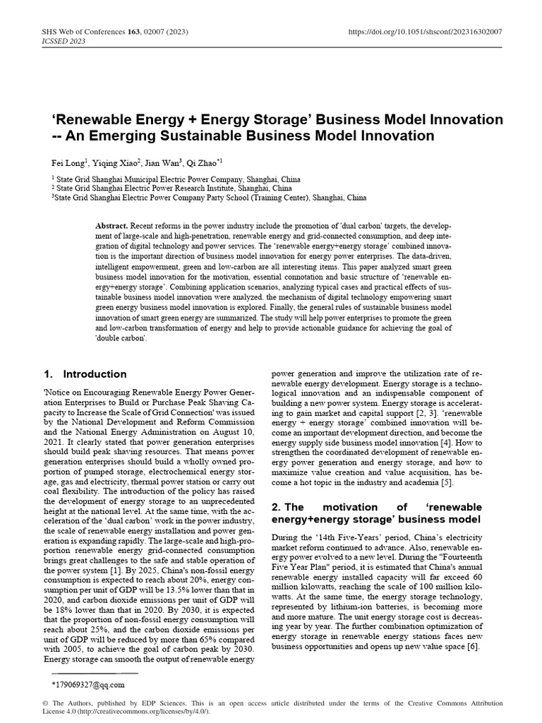 Paper 14 | PDF | Energy Storage | Electrical Grid