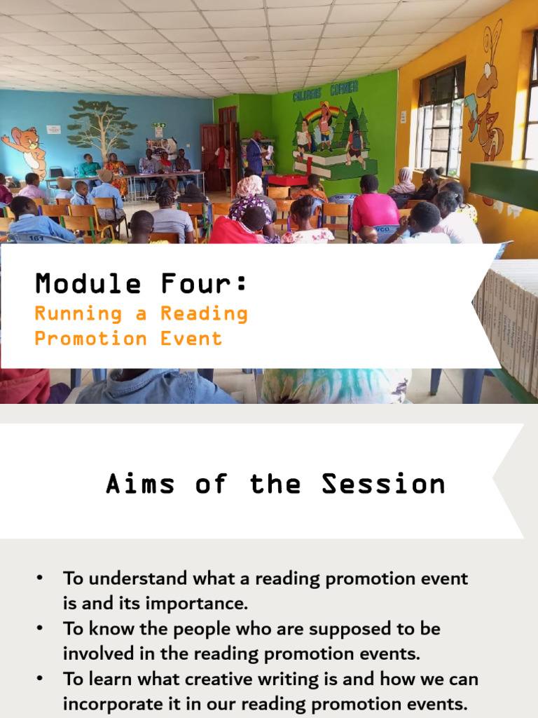 Lesson 4 - Running A Reading Promotion Event | PDF | Creative Writing ...