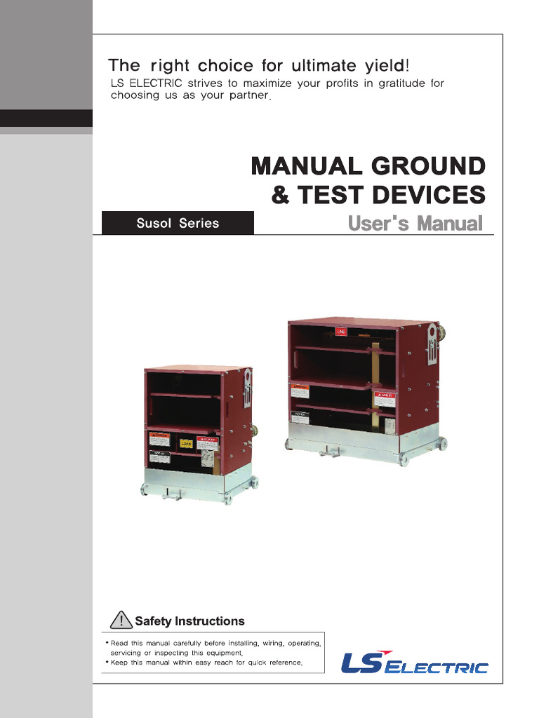 (Susol UL VCB) User Manual UCGT-05!15!27kV Manual en 202507 | PDF