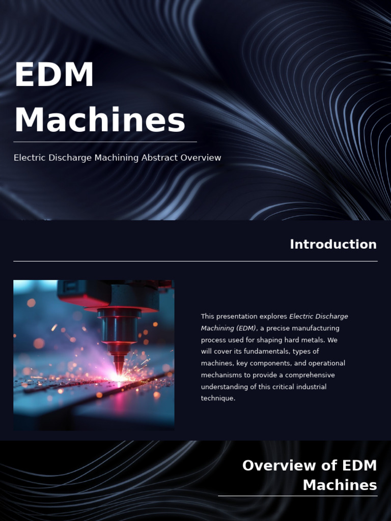 EDM Machines | PDF | Business Process | Applied And Interdisciplinary ...