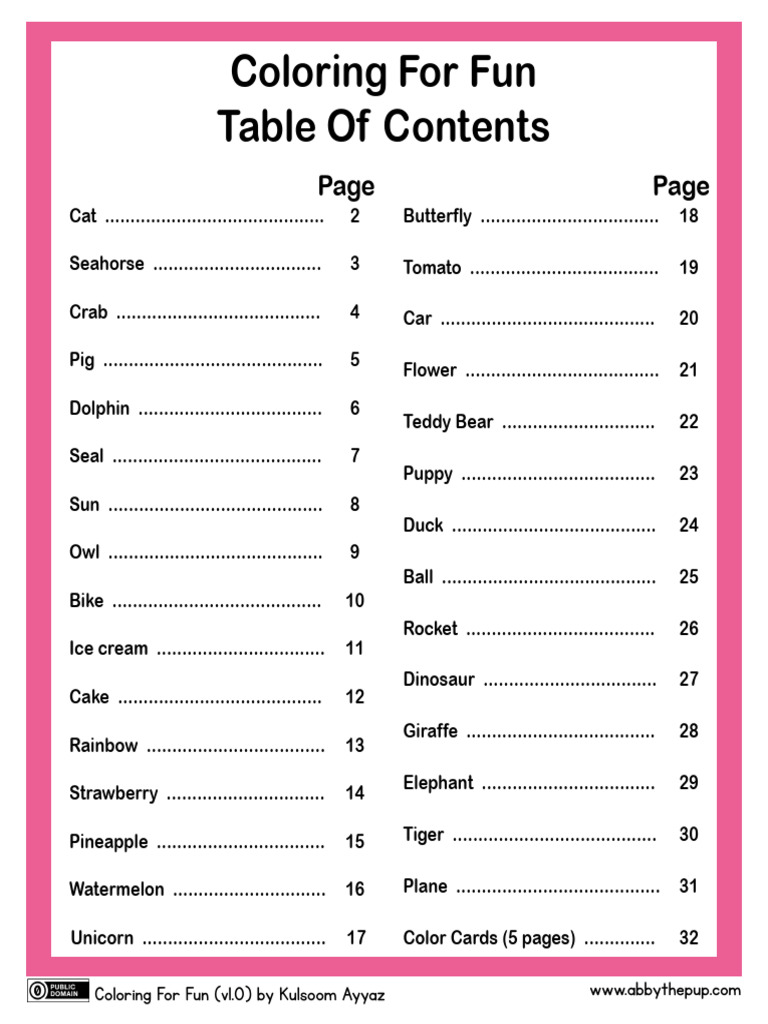 Coloring For Fun | PDF