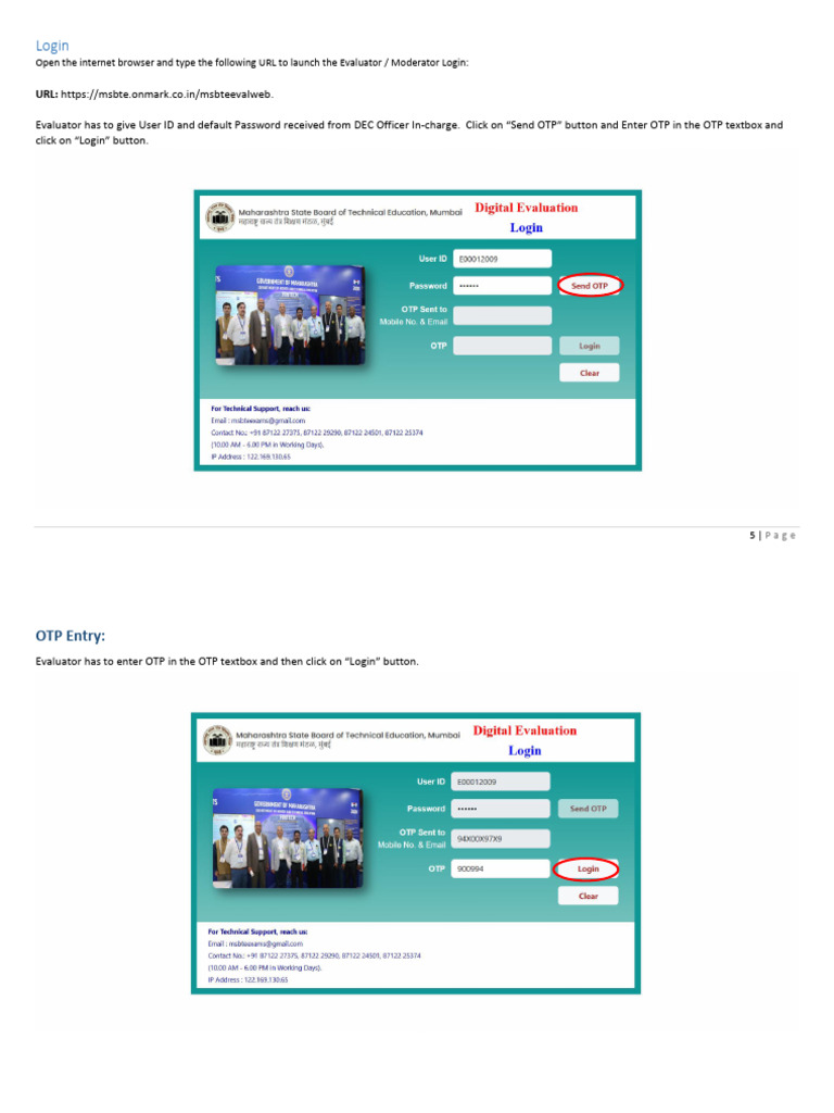 Evaluator Login and Assessment Guide | PDF | Button (Computing ...